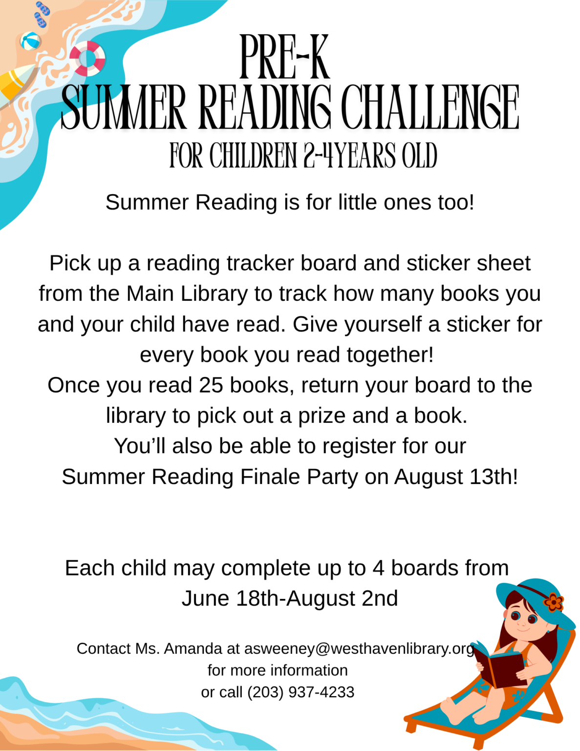 Summer Reading 2025 @ West Haven Library | West Haven Public Library