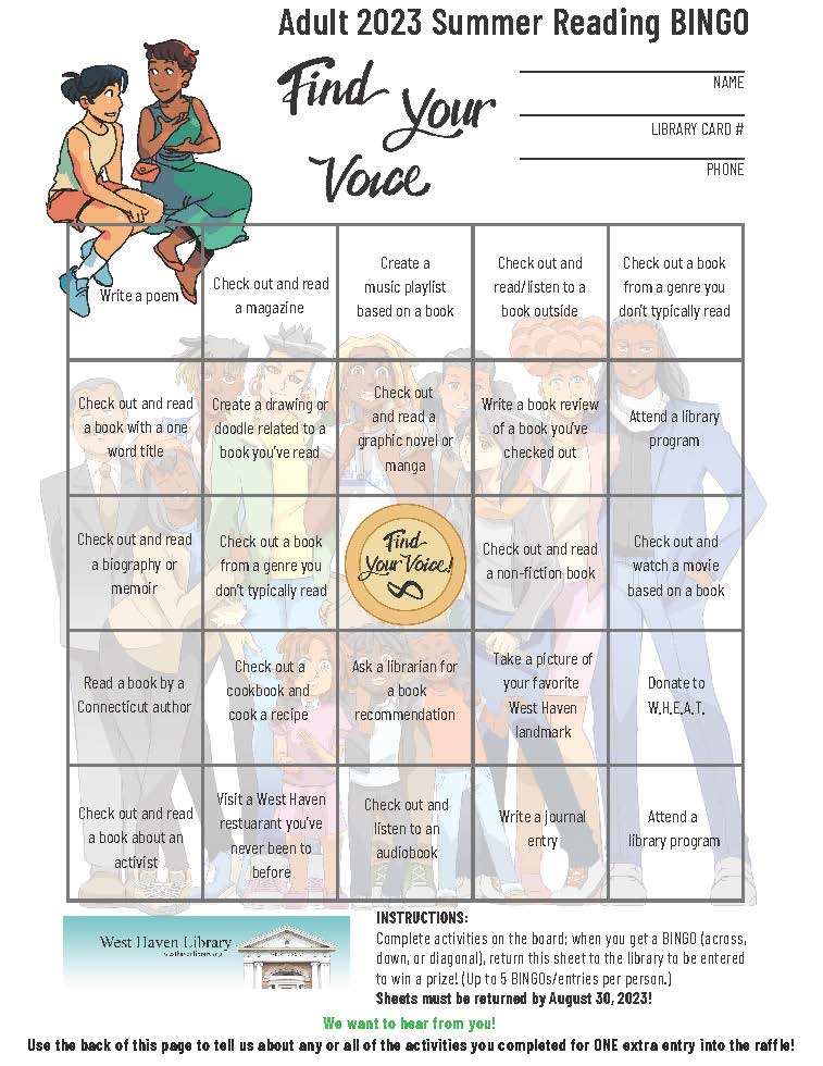 Summer Reading 2023 @ West Haven Library | West Haven Public Library